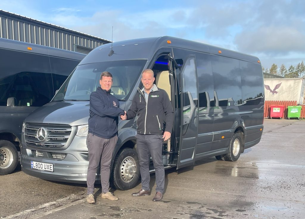 Luxe Scot receives a new EVM X-Clusive VIP minicoach - routeone
