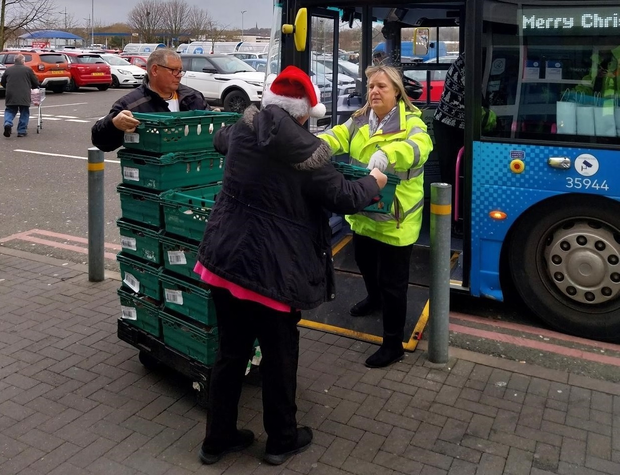 First Bus supports foodbanks and more in Midlands and North - routeone
