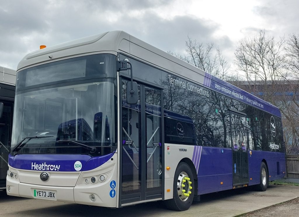 1,000th Yutong for UK is part of Transdev Airport Servi