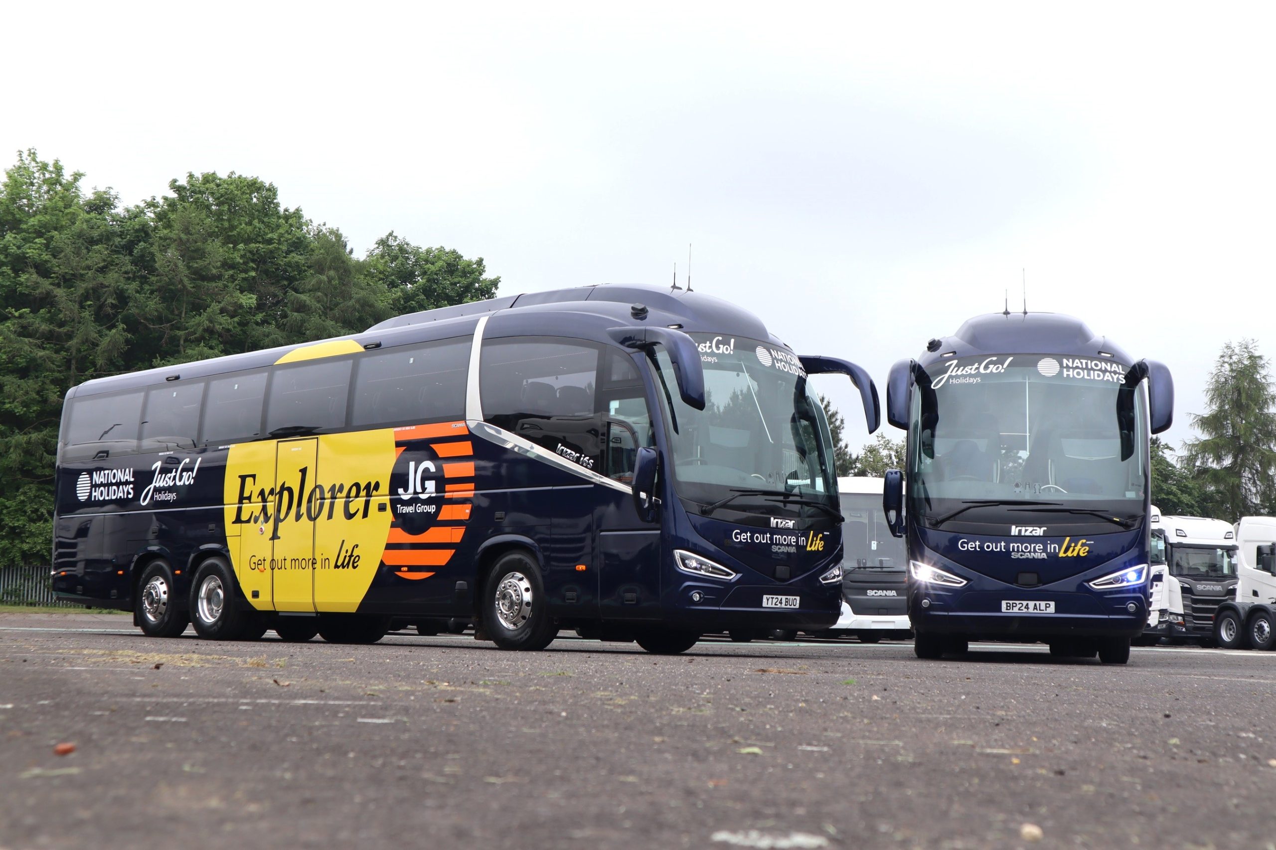 JG Explorer brand debuts on Scania Irizar i6S Efficient coaches - routeone