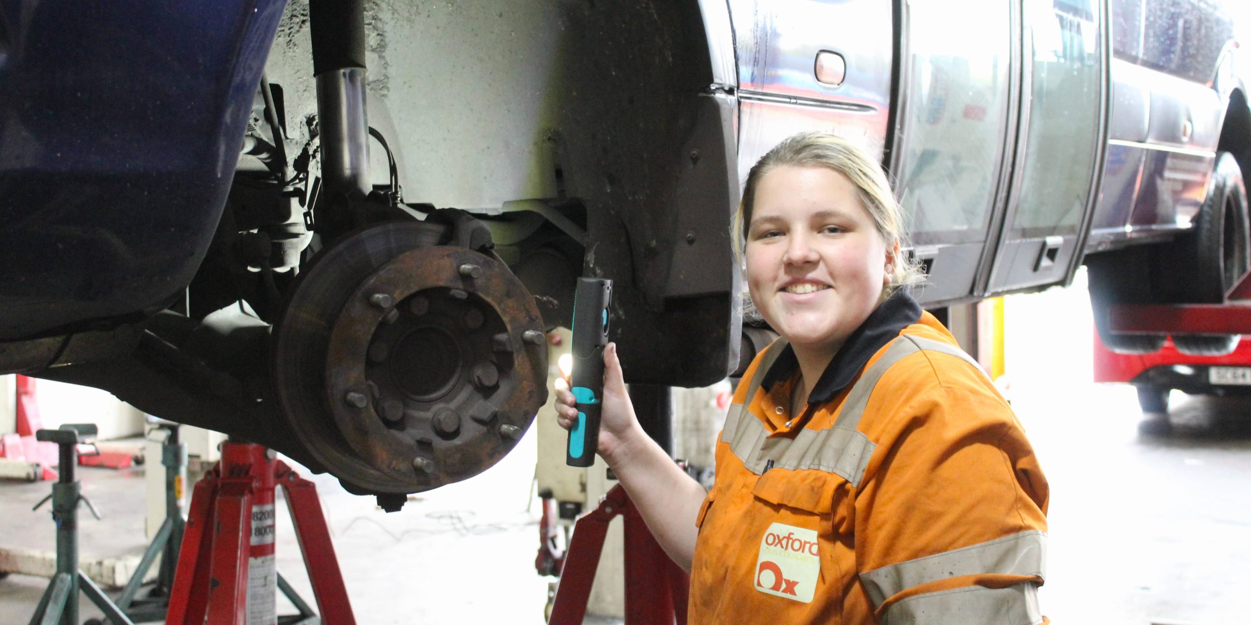 Oxford Bus Company apprentice's call for more women engineers