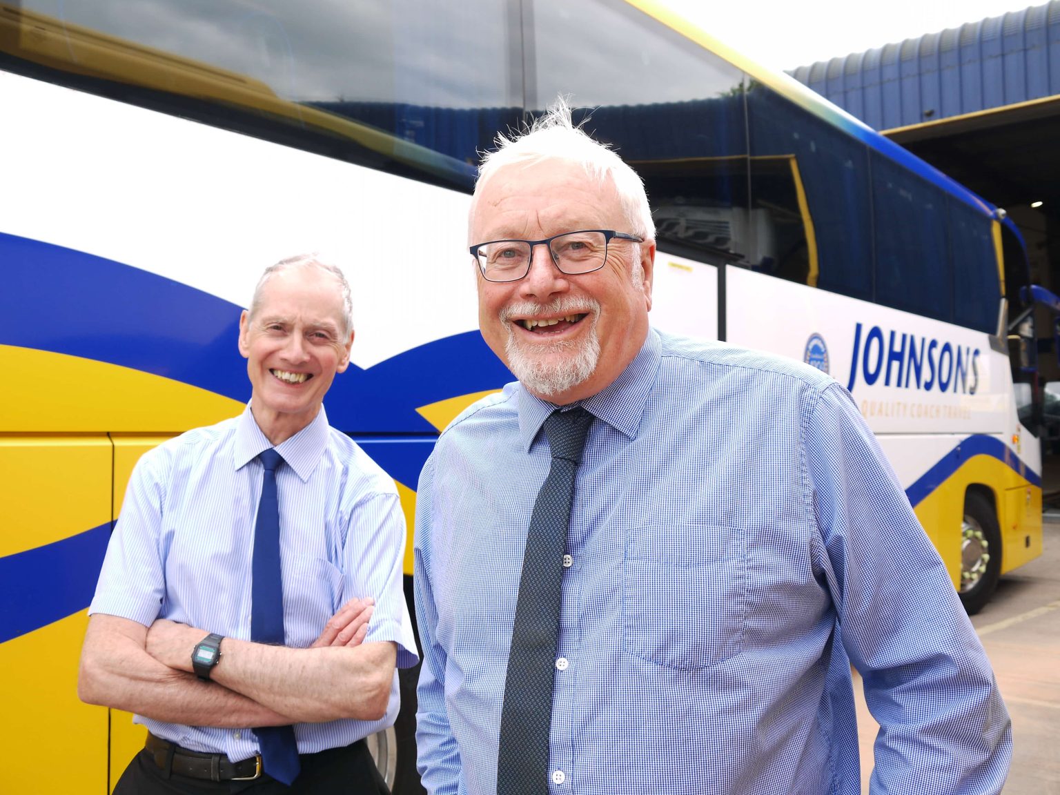 The start of a new era for Johnsons Coaches as brothers retire