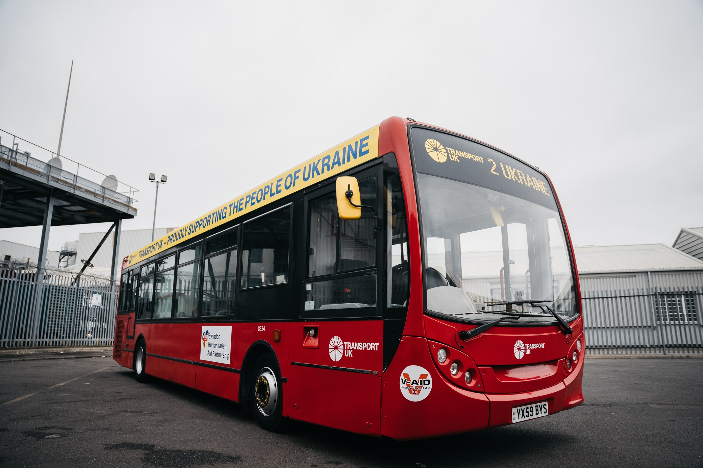 Transport UK London bus Enviro200 forms part of Ukraine convoy - routeone