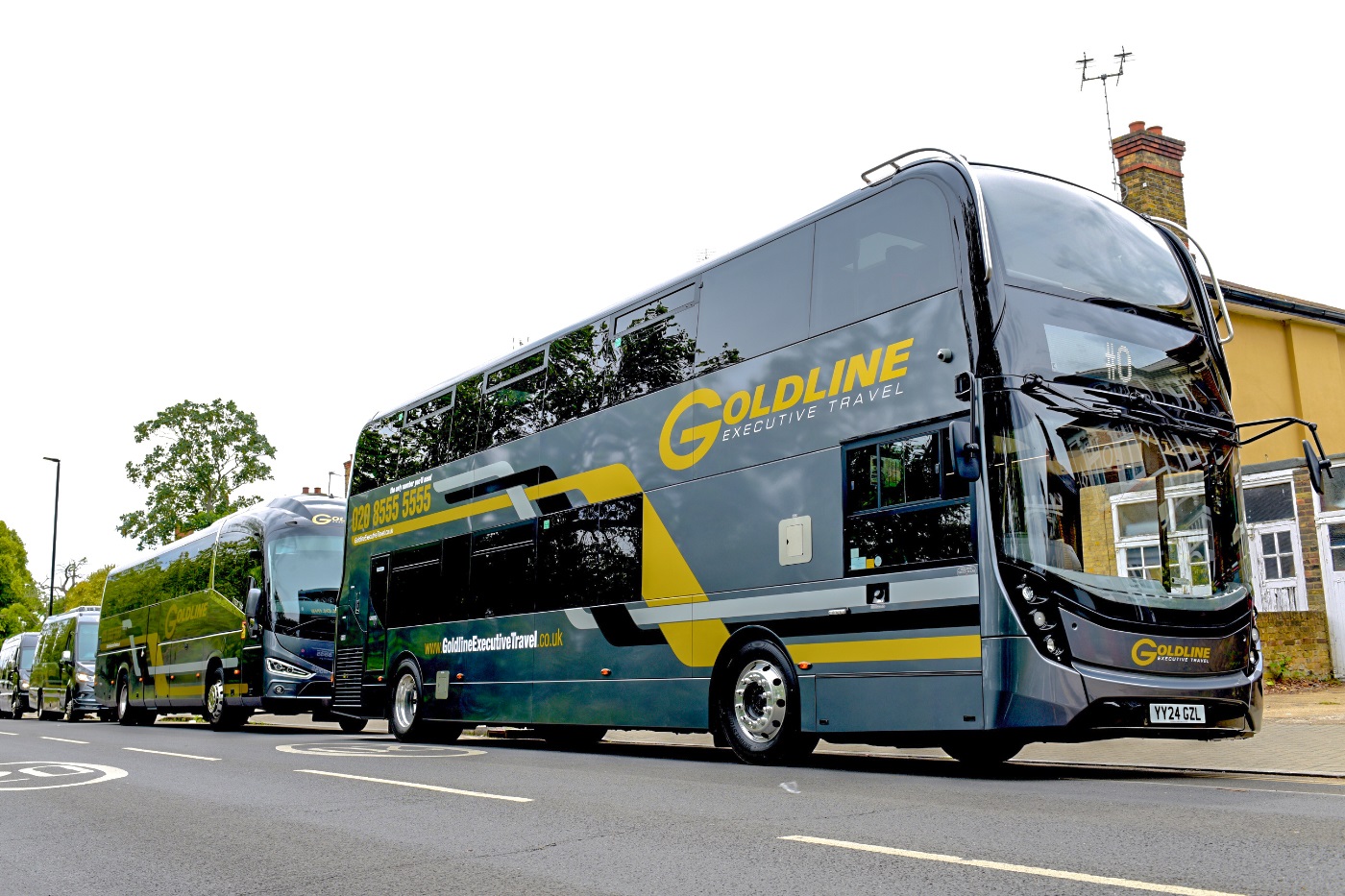 Enviro400 is first double-decker for Goldline Executive Travel - routeone