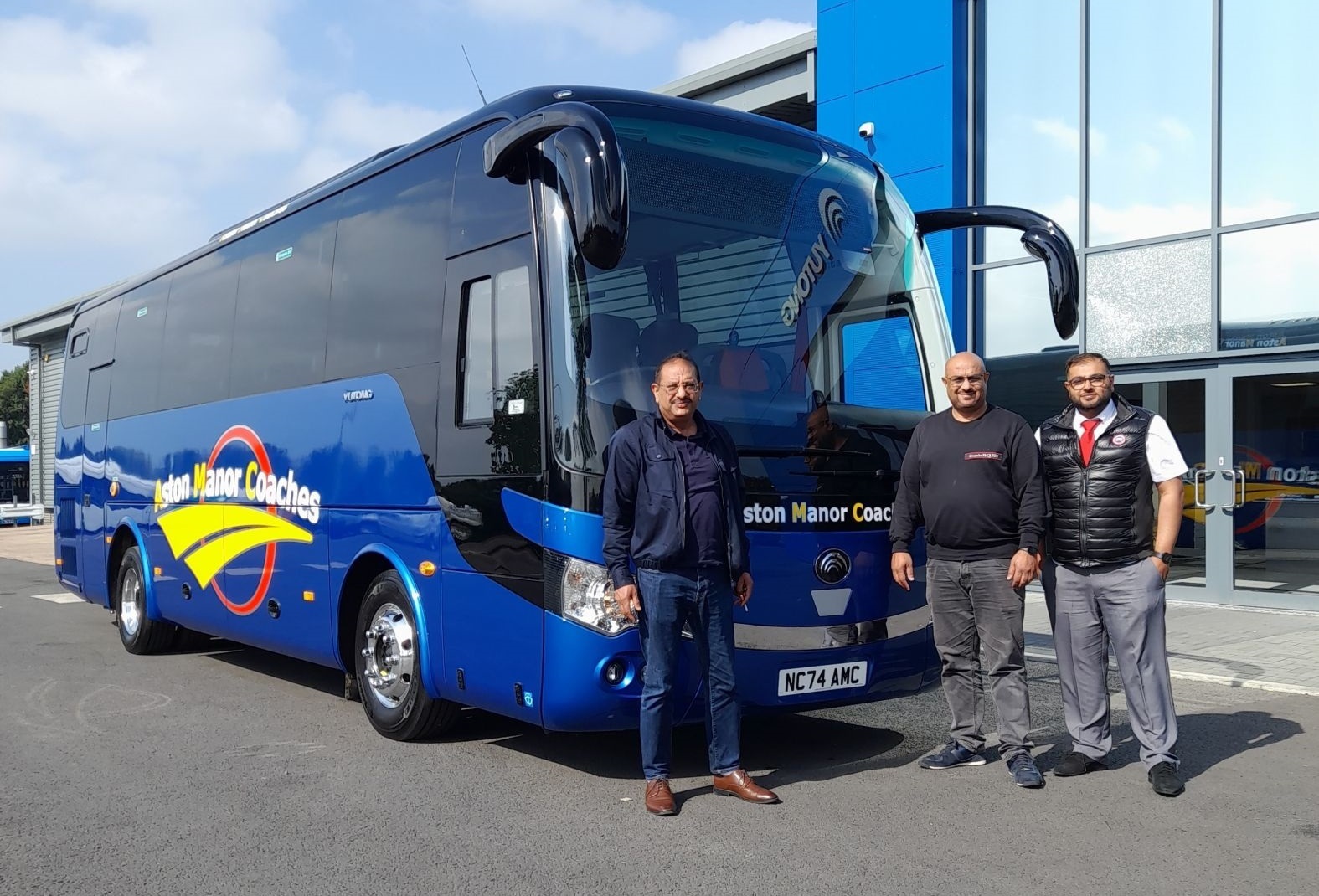 Aston Manor Coaches joins Yutong fold with new TC9 delivery - routeone