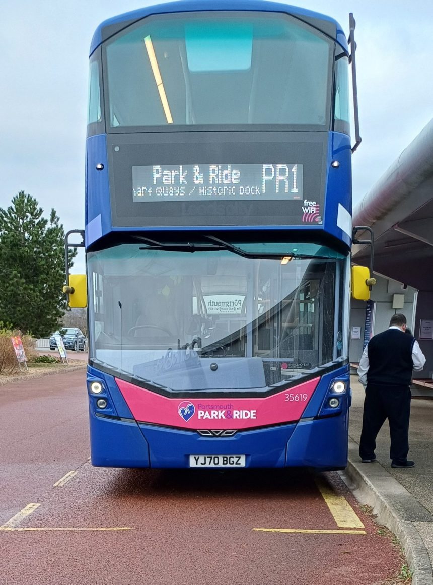 Portsmouth: Where the first policy for bus is the park-and-ride