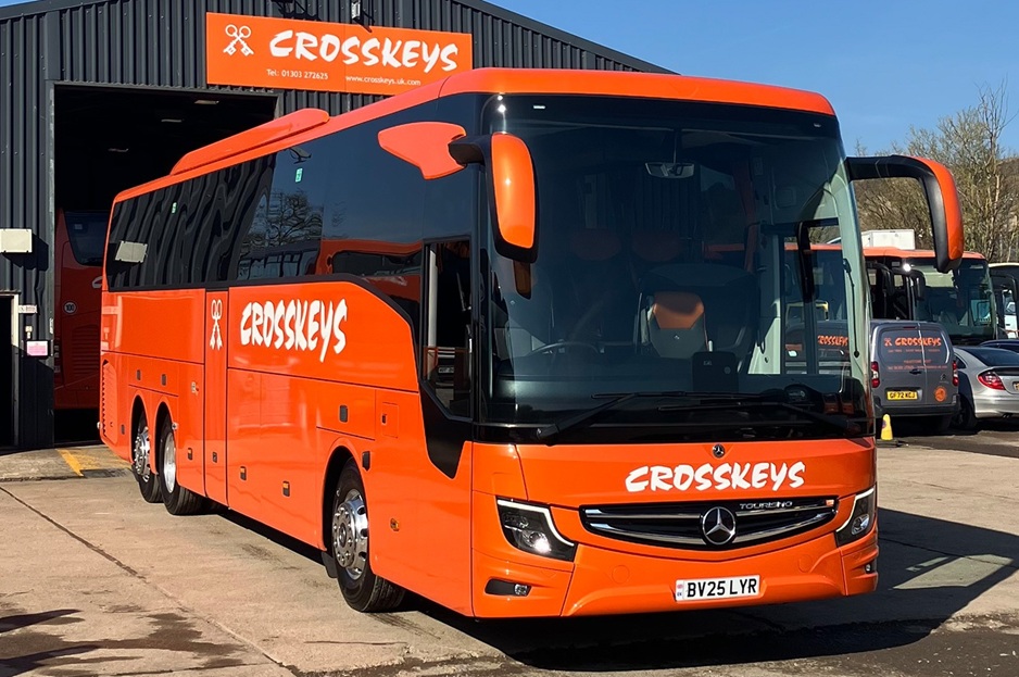 Crosskeys Coaches adds a 25-plate Mercedes-Benz Tourismo M/3 - routeone