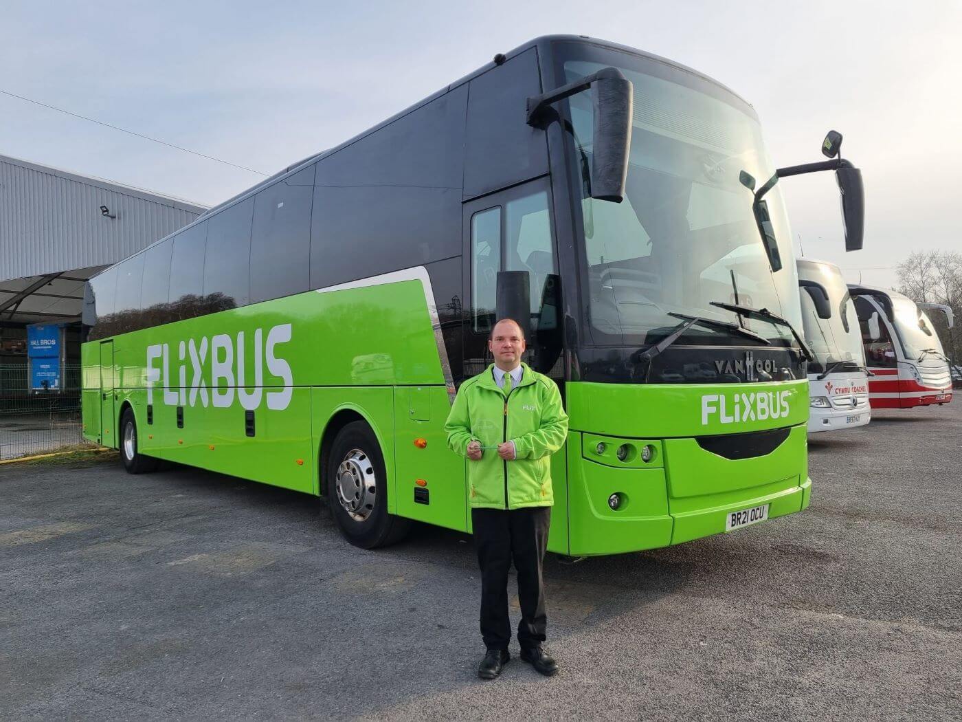 FlixBus names Cymru Coaches man as driver of the year