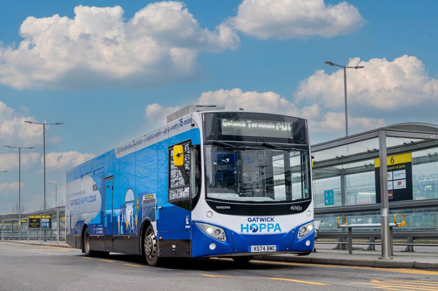 Gatwick Hoppa adds a trio of Volvo B8RLE MCV Evora buses - routeone
