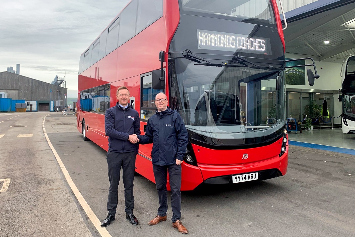 Hammonds Coaches receives an Alexander Dennis Enviro400 - routeone
