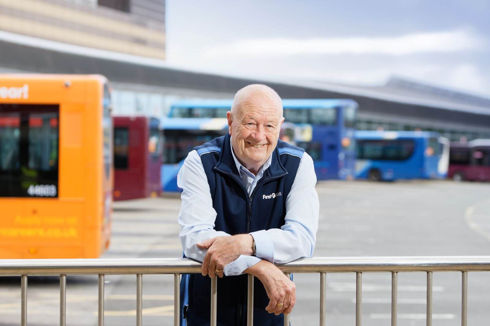 First Bus names longest-serving employee after 58 years in the job