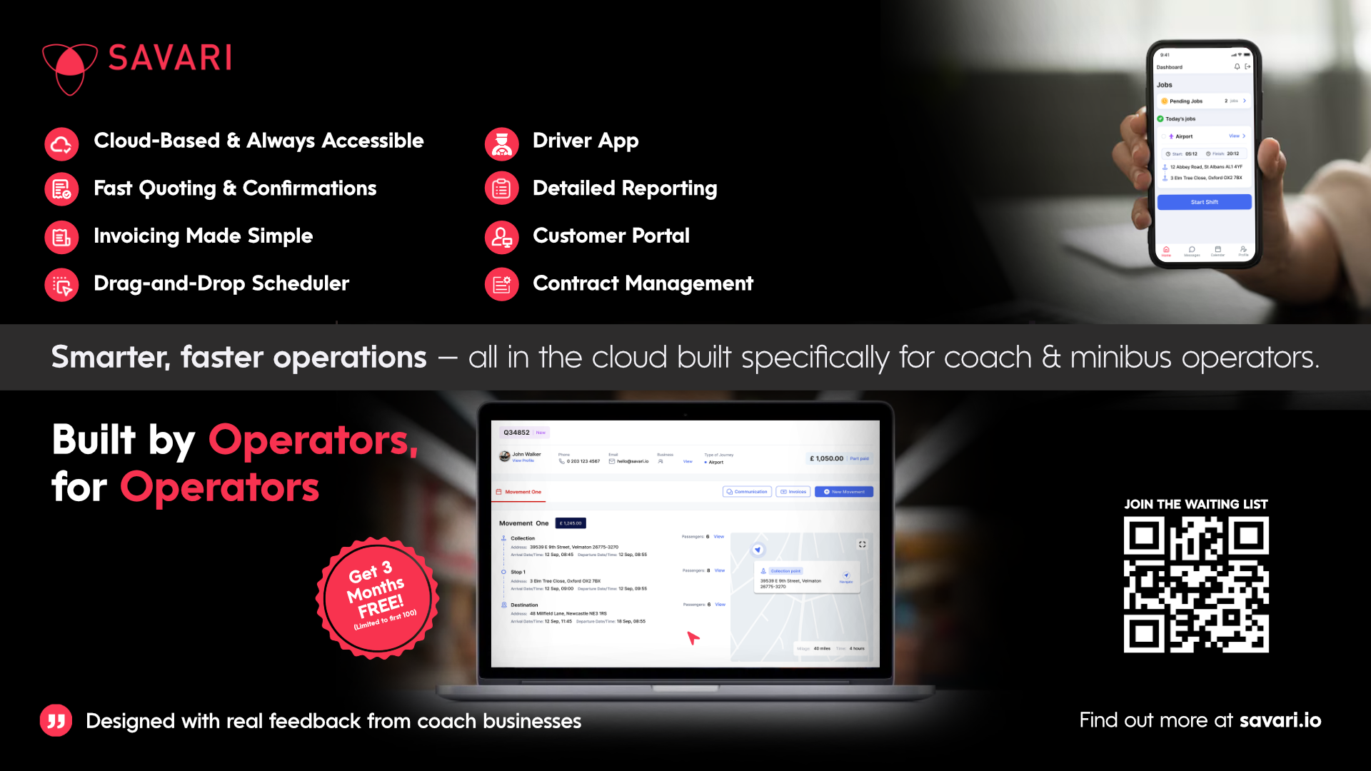 New platform Savari launches to streamline coach operations
