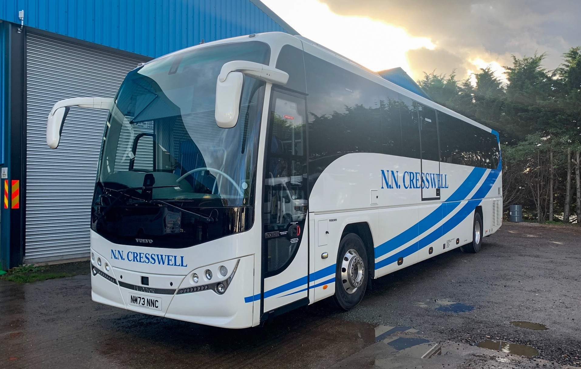 N N Cresswell Coach Hire adds a Plaxton Panther to its fleet - routeone