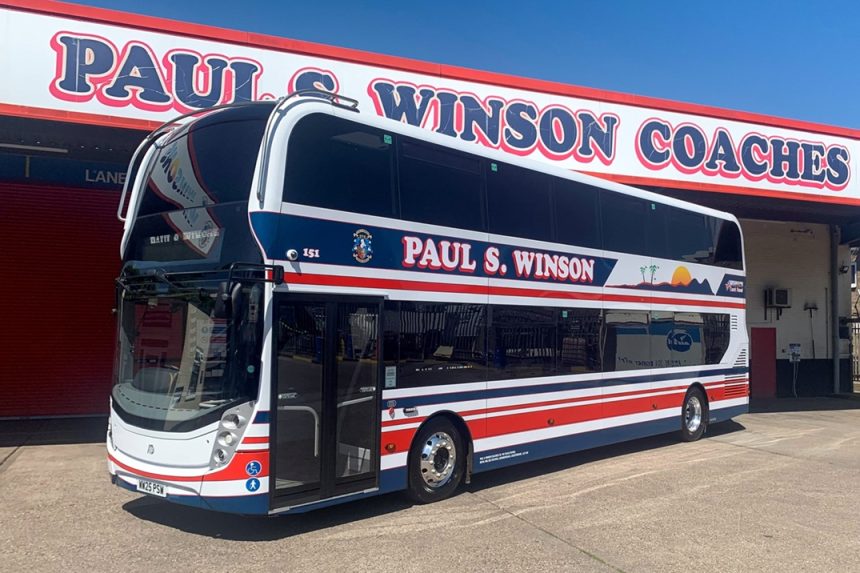 Paul S Winson Coaches takes its first new Enviro400 double-deck - routeone