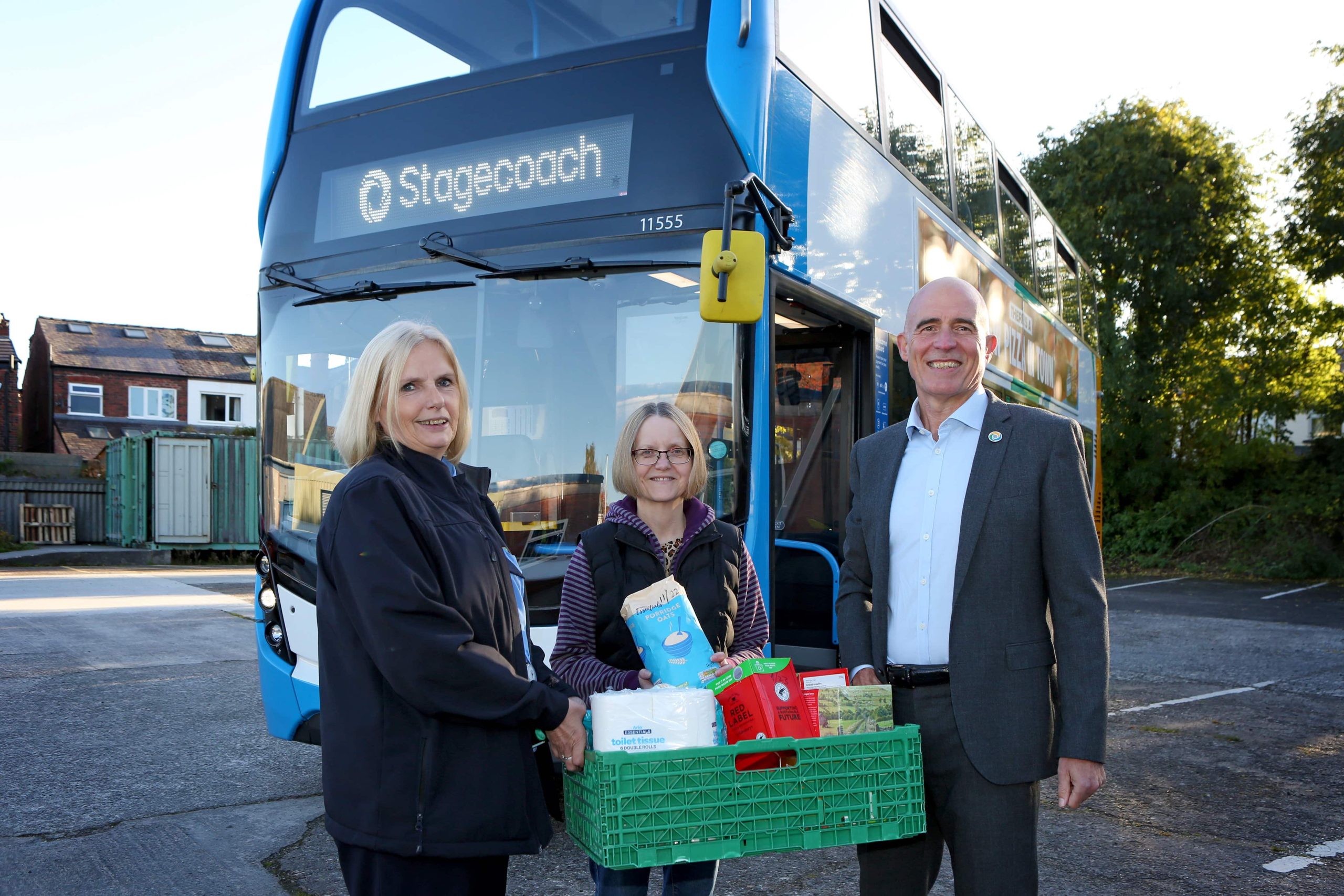 Stagecoach Manchester is supporting Trussell Trust food banks