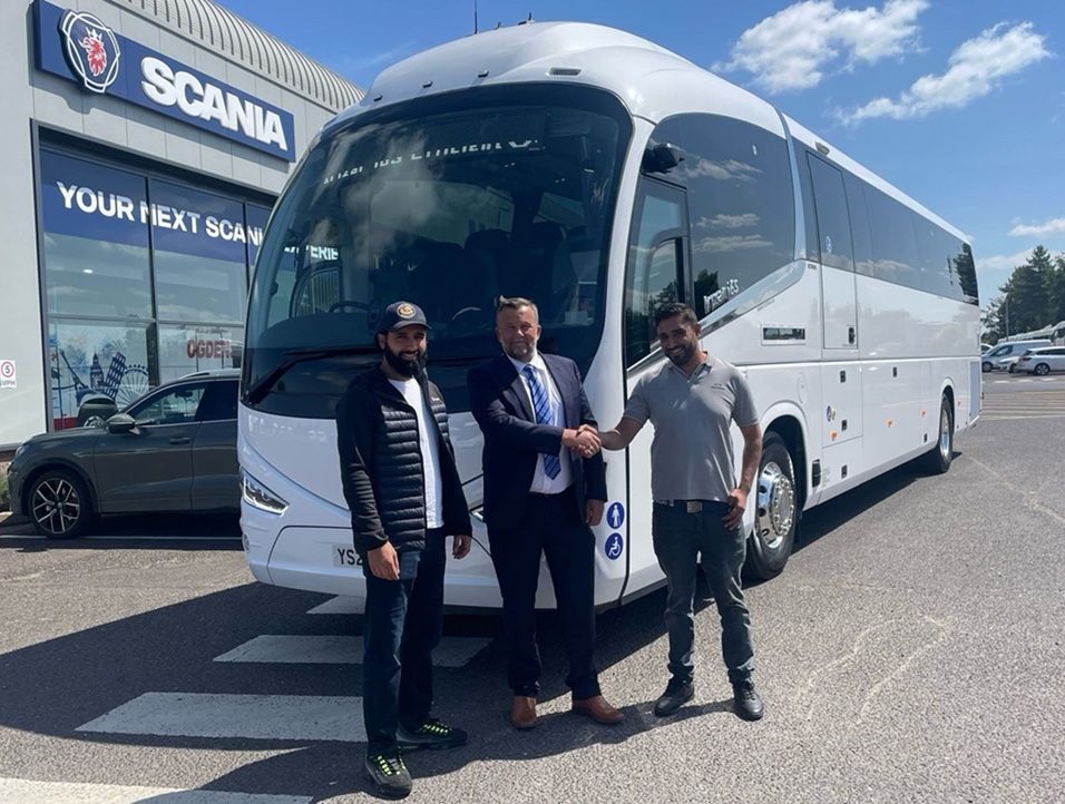 TNS Travel welcomes its first new coach from Scania - routeone