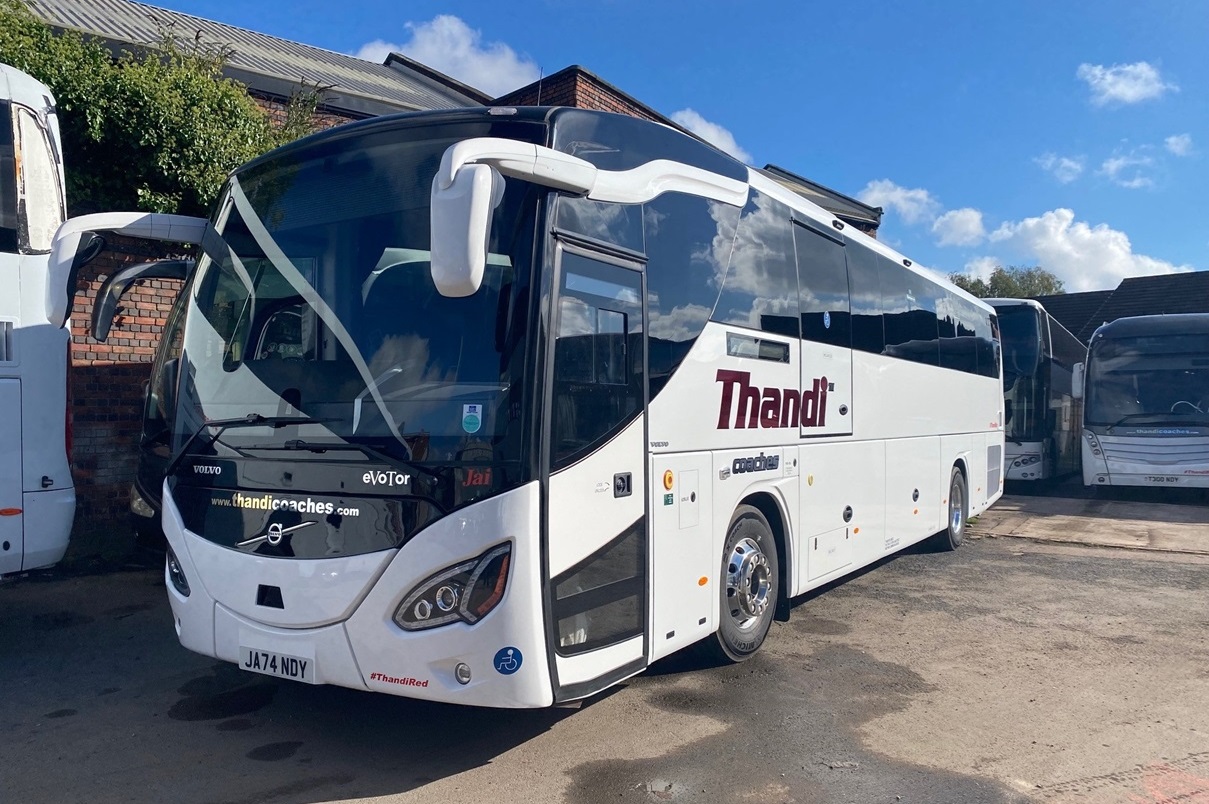 Thandi Red takes delivery of first of two Volvo B8R MCV Evotor - routeone