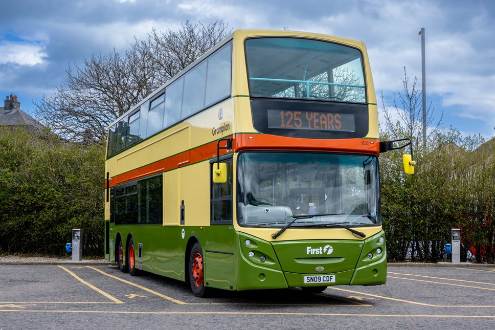 First Aberdeen re-introduces 1970s livery to mark 125 years