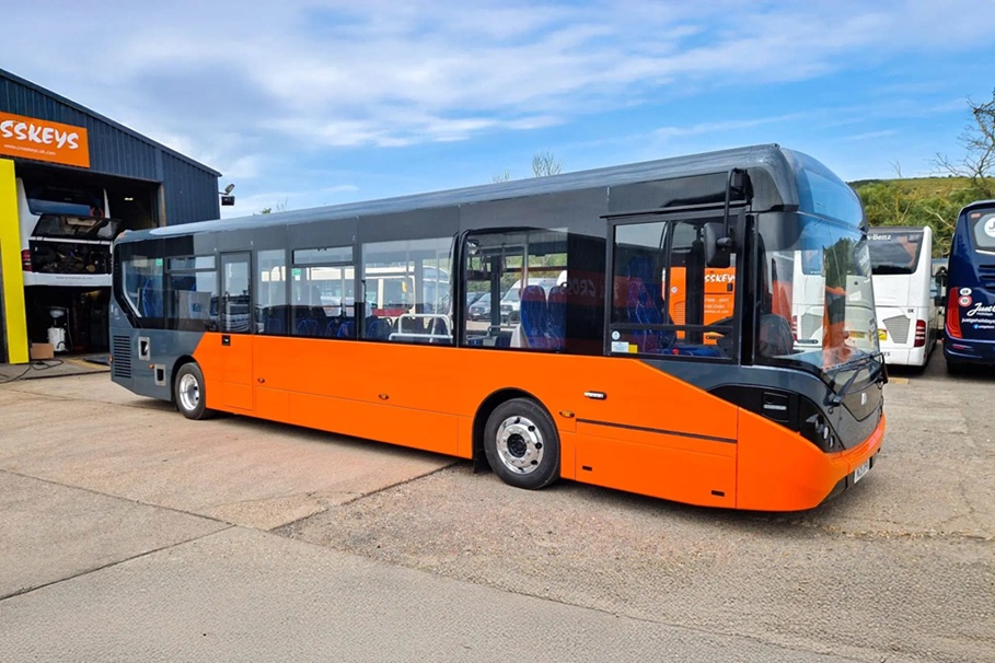 Crosskeys Coaches adds an Enviro200 for ferry foot passengers - routeone
