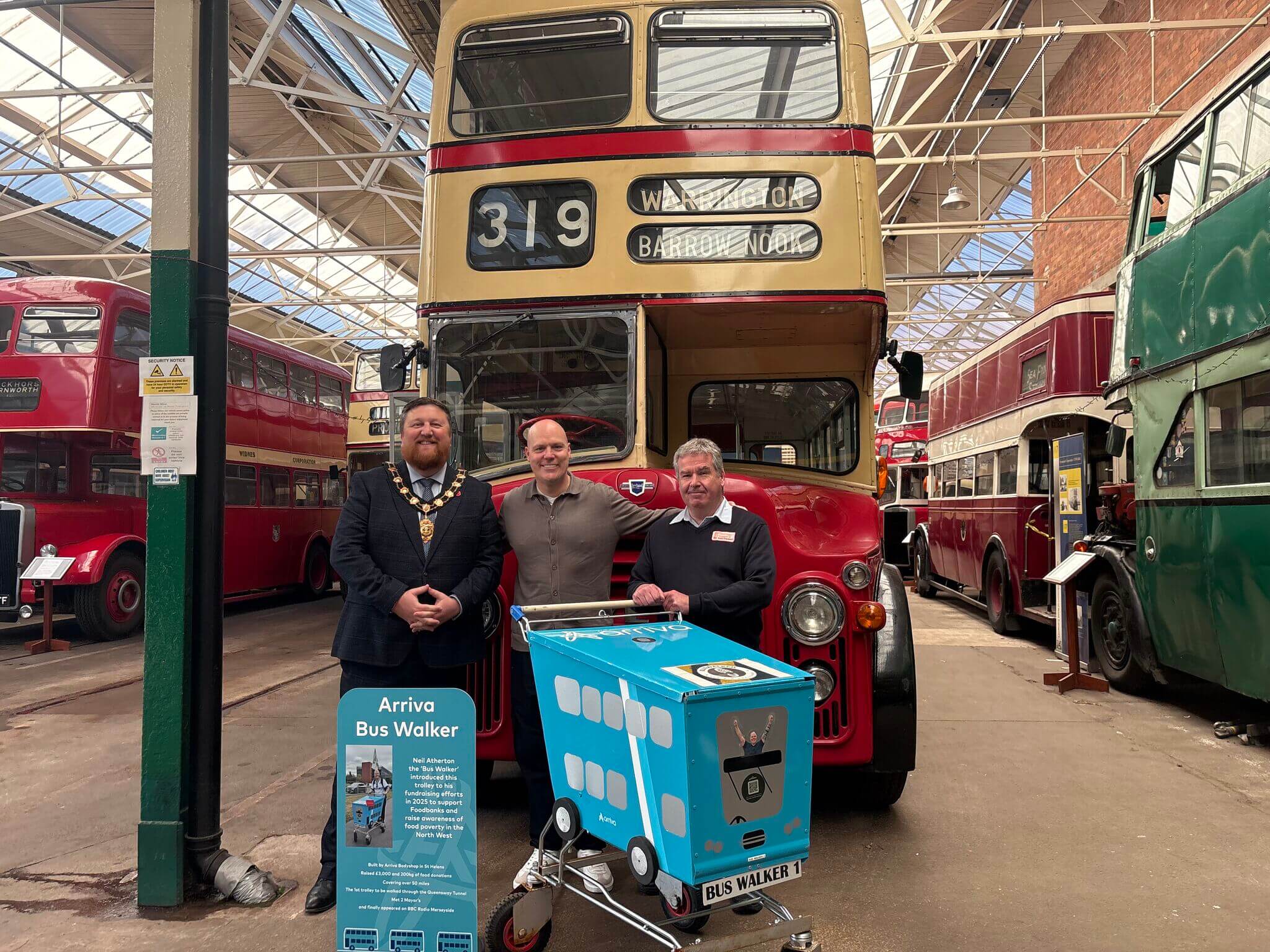 'Bus walker' Neil Atherton named Arriva Charity Ambassador