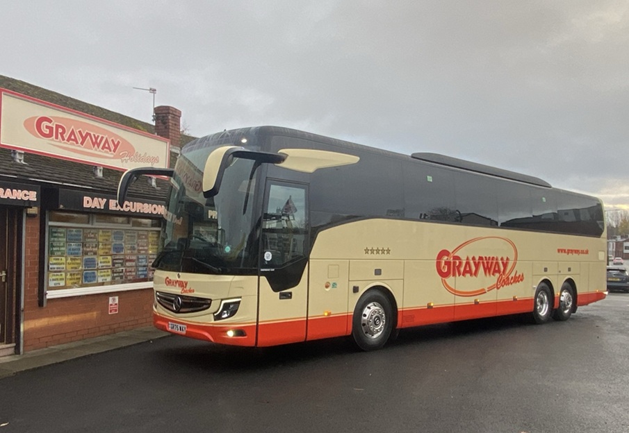 Grayway Coaches welcomes another Mercedes-Benz Tourismo - routeone