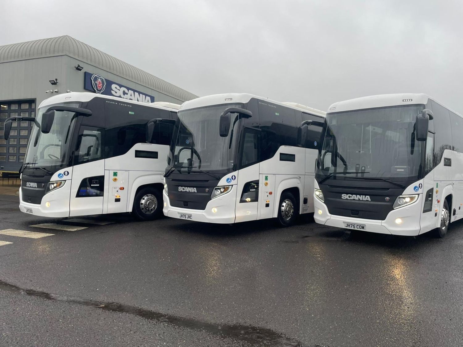 JH Coaches takes delivery of three Scania Touring coaches