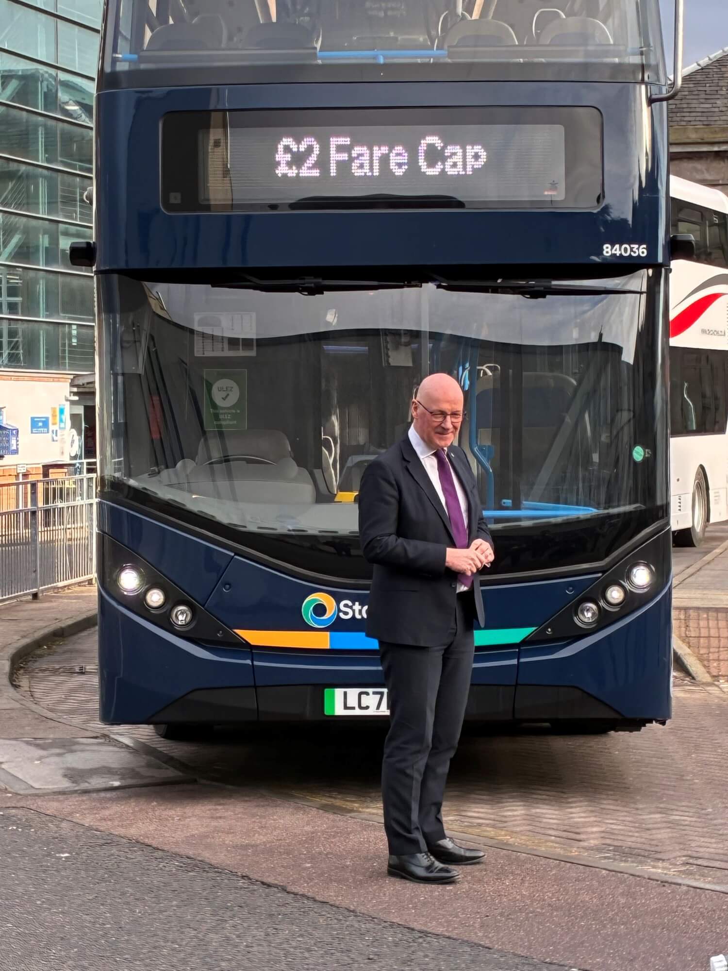 First Minister officially launches £2 bus fare cap pilot in Scotland ...